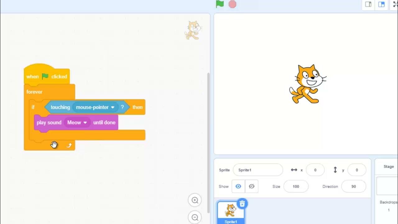 اتعلم بطريقة سهلة واحترافية الجمل الشرطية في اسكراتش conditional statement in scratch - YouTube