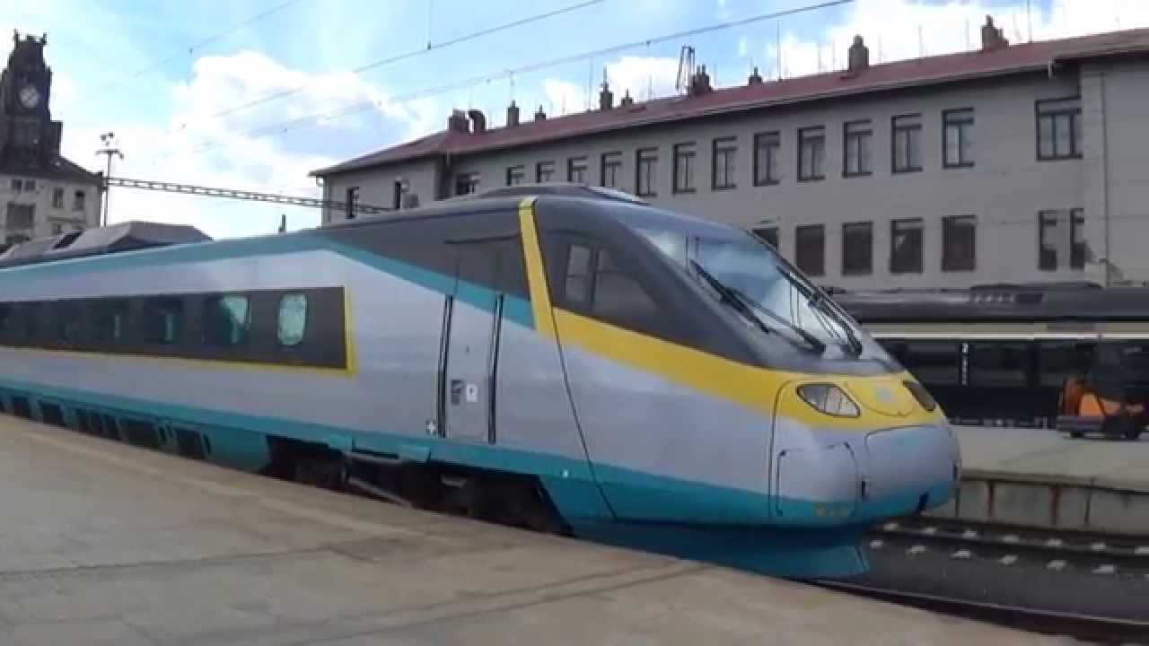 Czech railway, CD Pendolino - YouTube