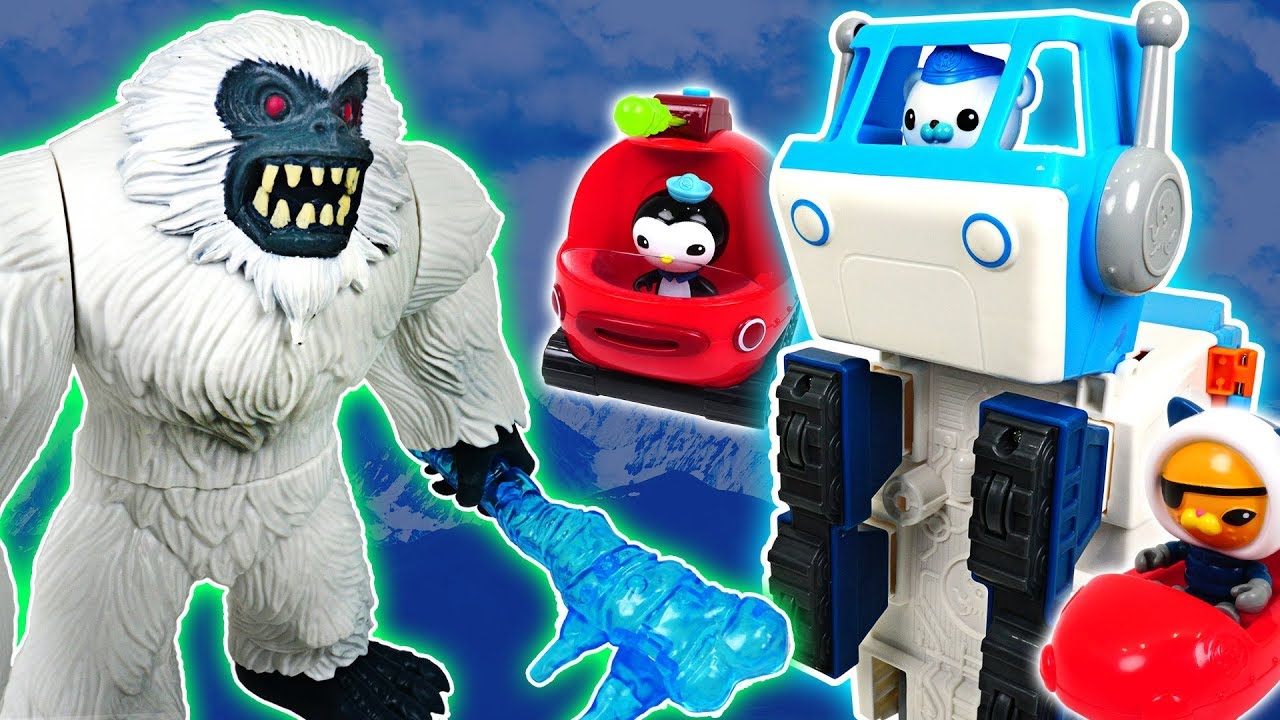 Yeti and dinosaurs appeared! Go! Octonauts transforming polar vehicle ...