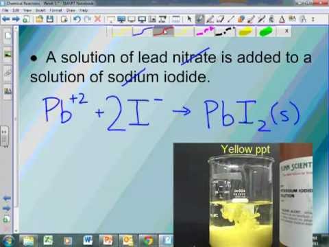 CR1 - Precipitation of PbI2 and AgCl - YouTube