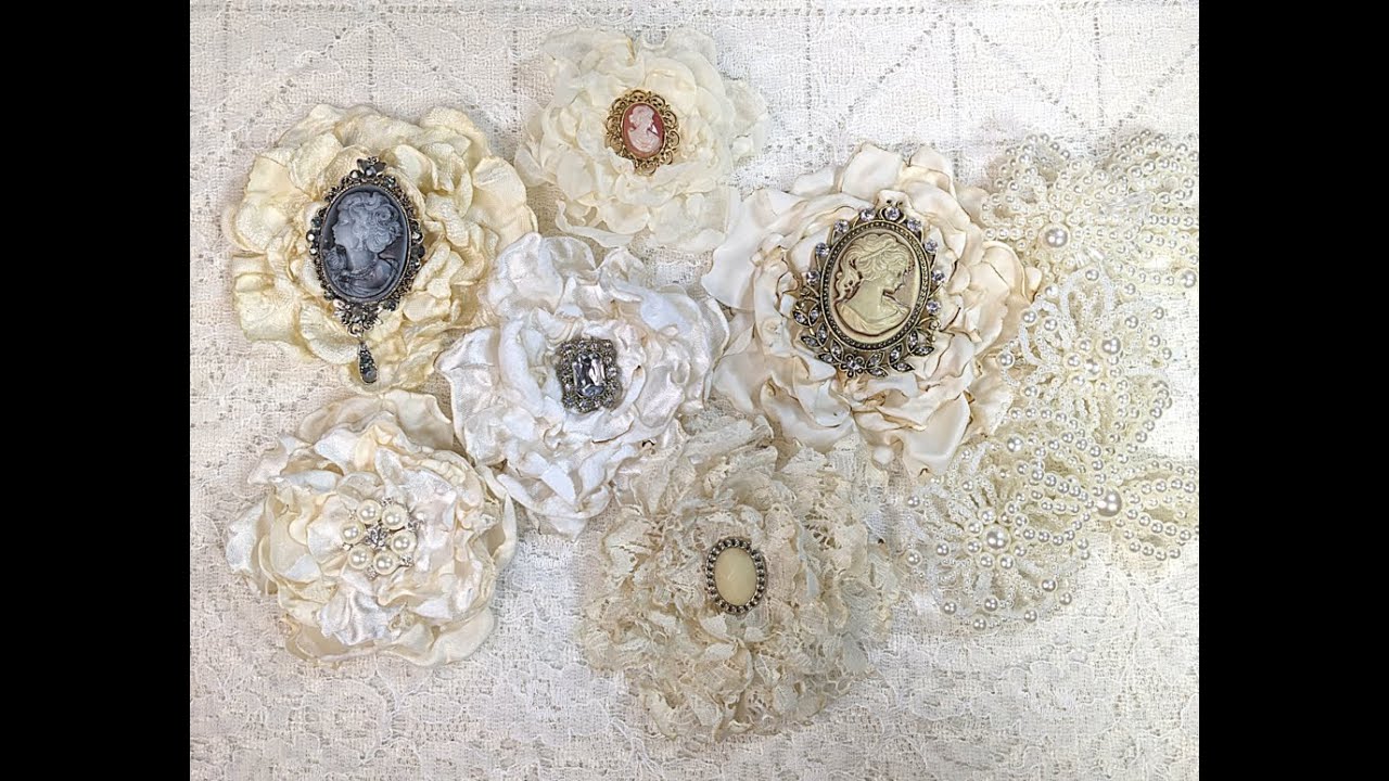 Craft With Me. Flower Making Tutorial/ Let's make some singed end ...