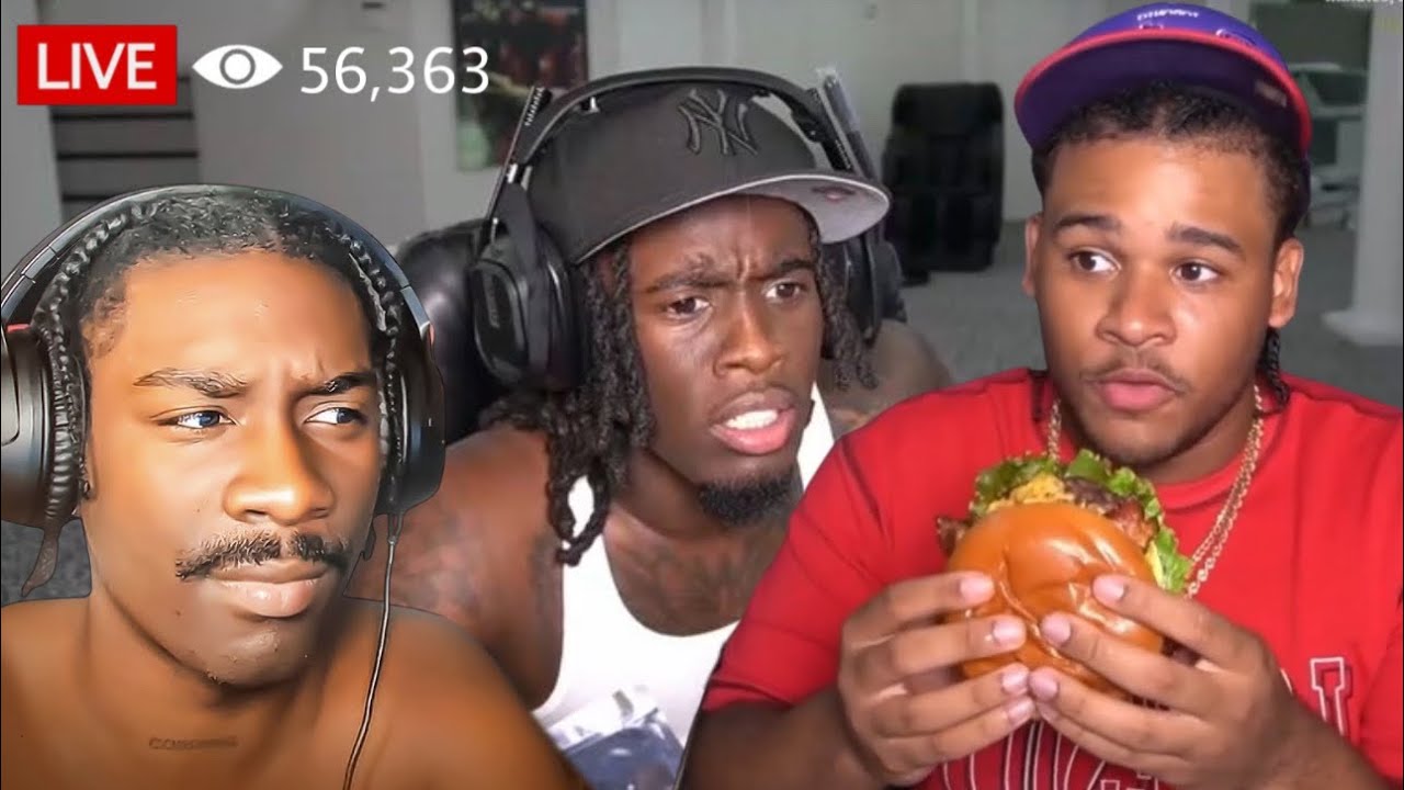 FAT SHACK MUKBANG FT BruceDropEmOff & Kai Cenat 🍔 - YouTube