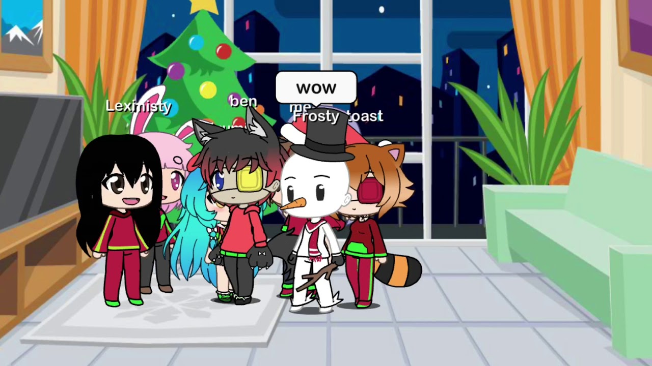 Christmas tree||gacha life|| - YouTube