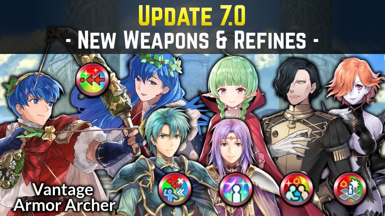 Duo Marth, Duo Ephraim, Nah, Hubert, & Kronya New Refines (Update 7.0 ...