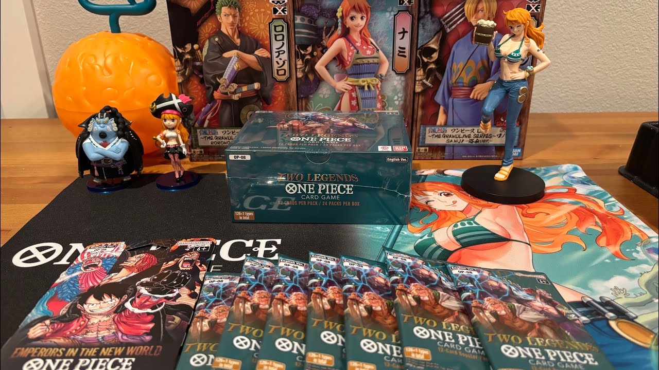 OP TCG Variety Rip! OP-08 Booster Box & loose packs; and OP-09 Blister ...
