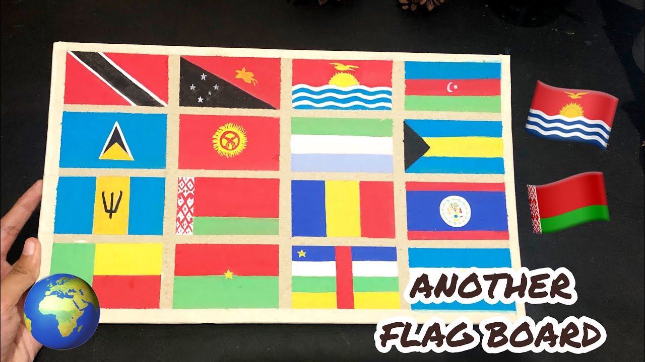 Draw all country flags in the world 🌎 part 5 - YouTube