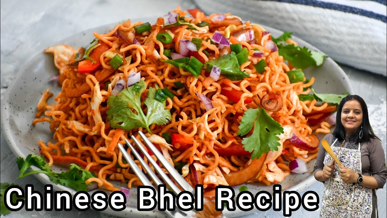 Chinese Bhel Recipe। Chinese Bhel Street Food । How To Make Chinese ...