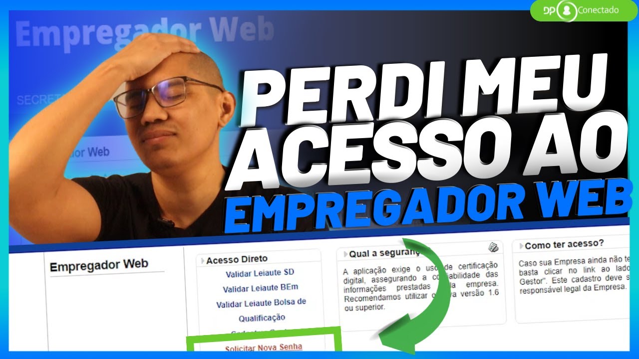 Dicas de como recuperar o acesso ao Empregador WEB - YouTube