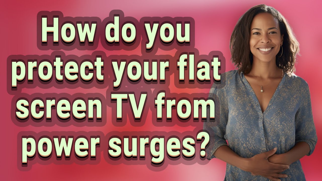 How do you protect your flat screen TV from power surges? - YouTube