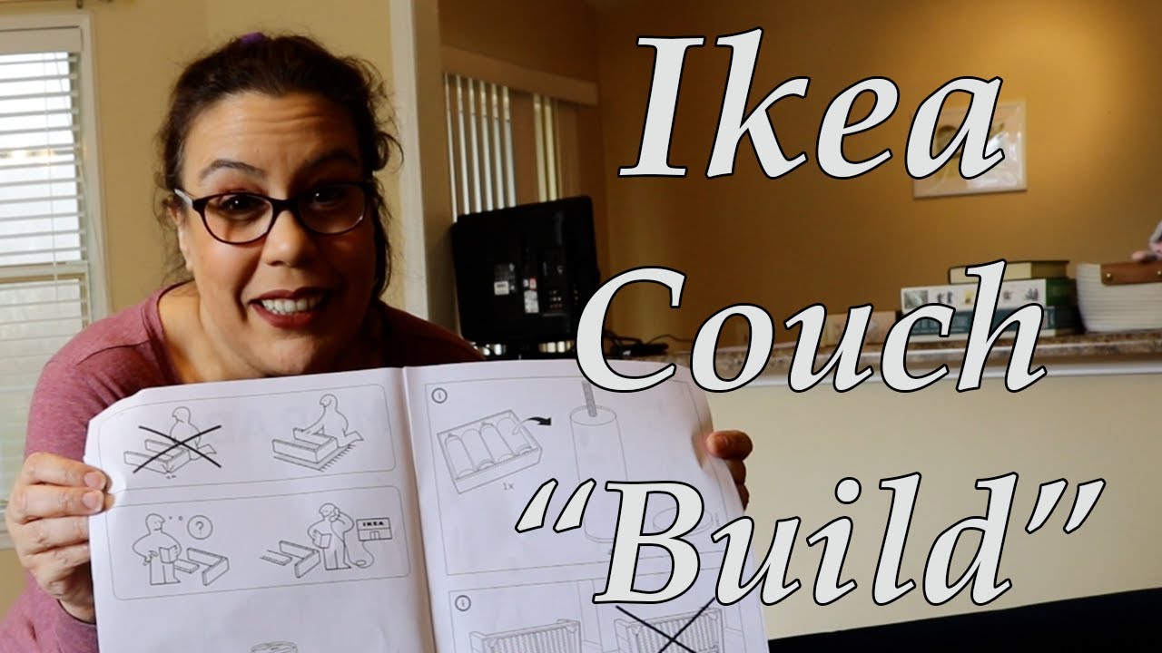 Building the Ikea Morabo Couch (First Time Home Owner 2023) - YouTube