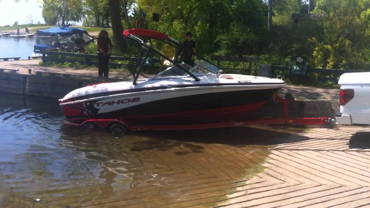 First boat launch of the new boat!!! - YouTube