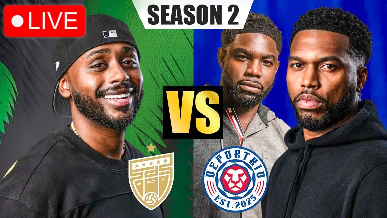 SDS FC VS DEPORTRIO | SEASON 2 BALLER LEAGUE LIVE WATCHALONG - YouTube