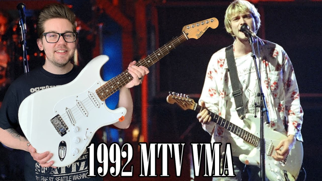 Complete Story of Nirvana at 1992 MTV VMAs + My VMA Strat Build ...