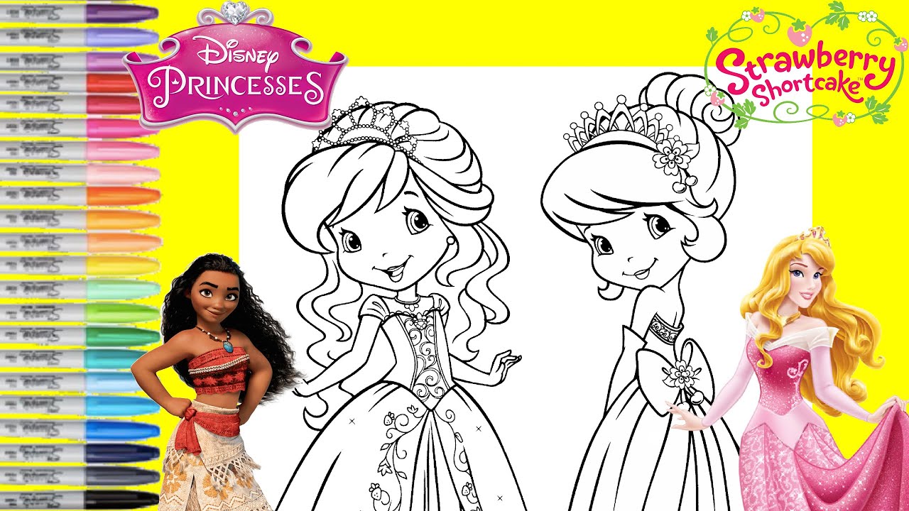 Strawberry Shortcake and Friends Makeover as Disney Princess Moana and ...