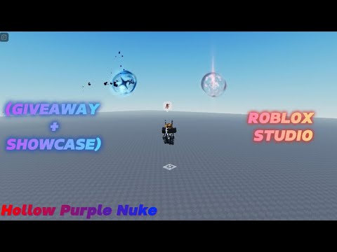 Roblox Studio - Gojo's Hollow Purple Nuke (Giveaway + Showcase) - YouTube