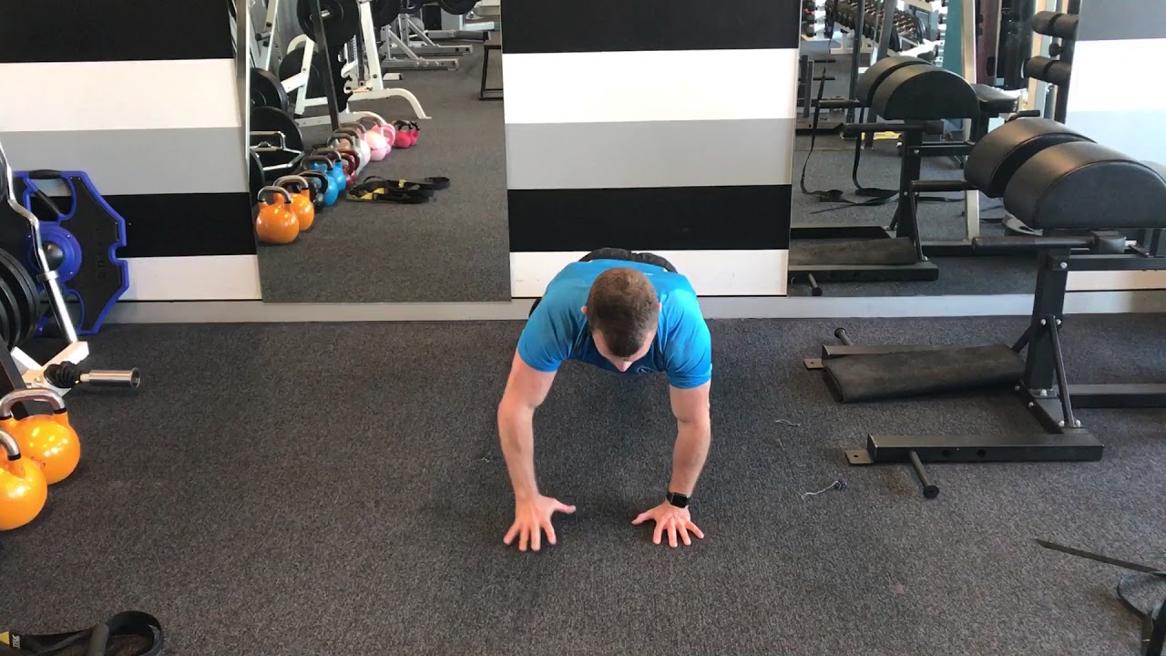 Prone Hold Alternating Shoulder Taps - YouTube