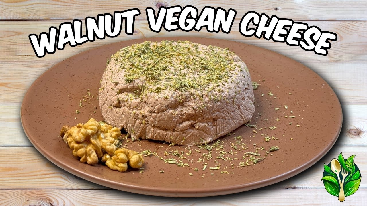 Soft vegan herb walnut cheese (oil-free) | Quick and easy vegan recipe ...