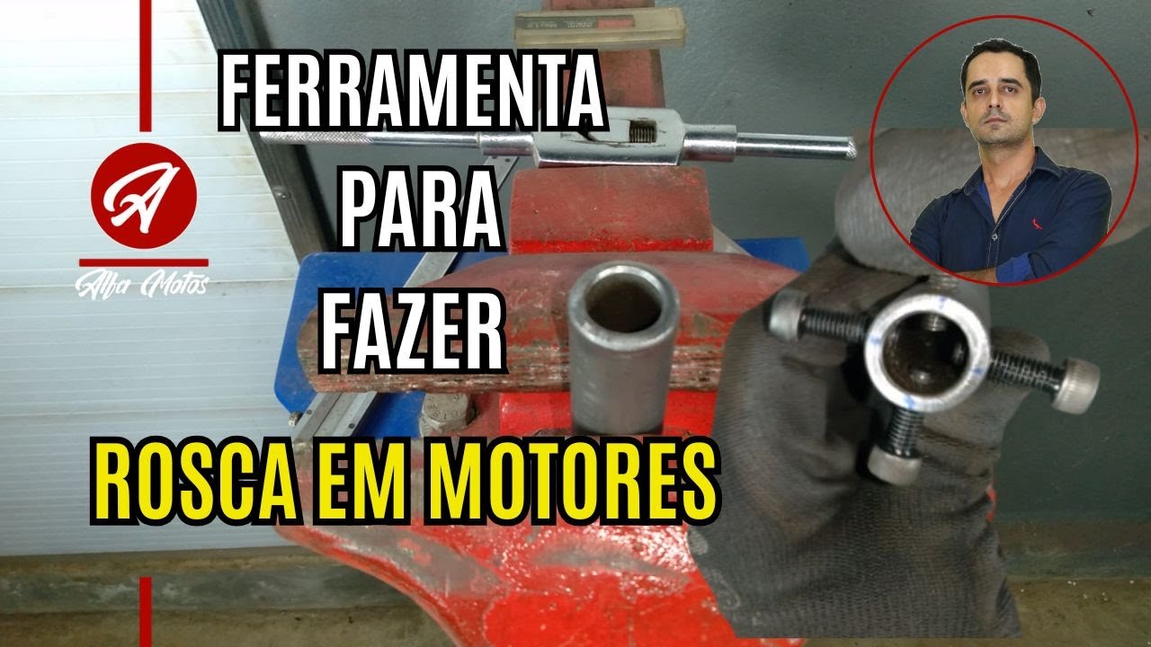ROSCA ESPANADA NO MOTOR O QUE FAZER? FERRAMENTA CASEIRA - YouTube