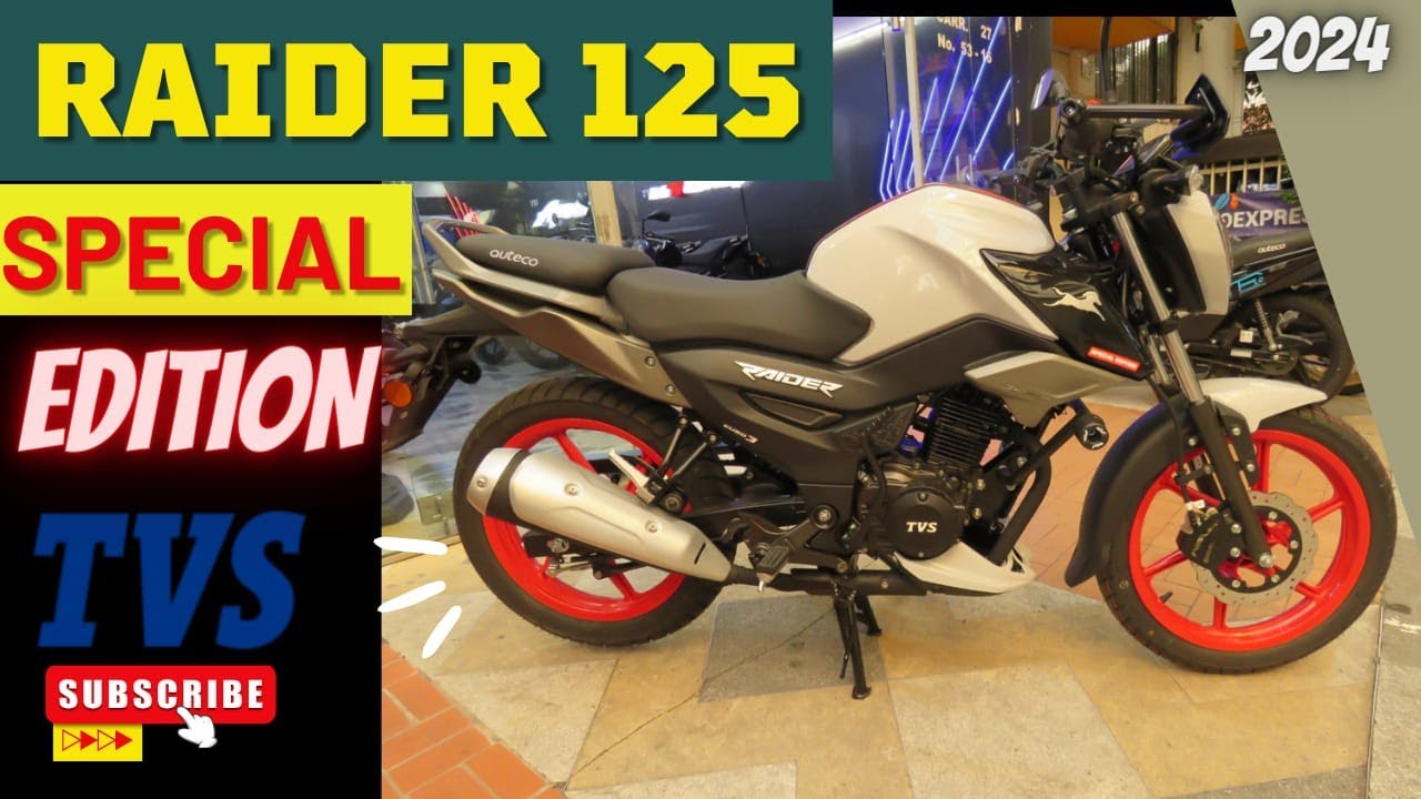 🔴TVS RAIDER 125 EDICION ESPECIAL SE 2024/Ficha técnica/Descripción ...