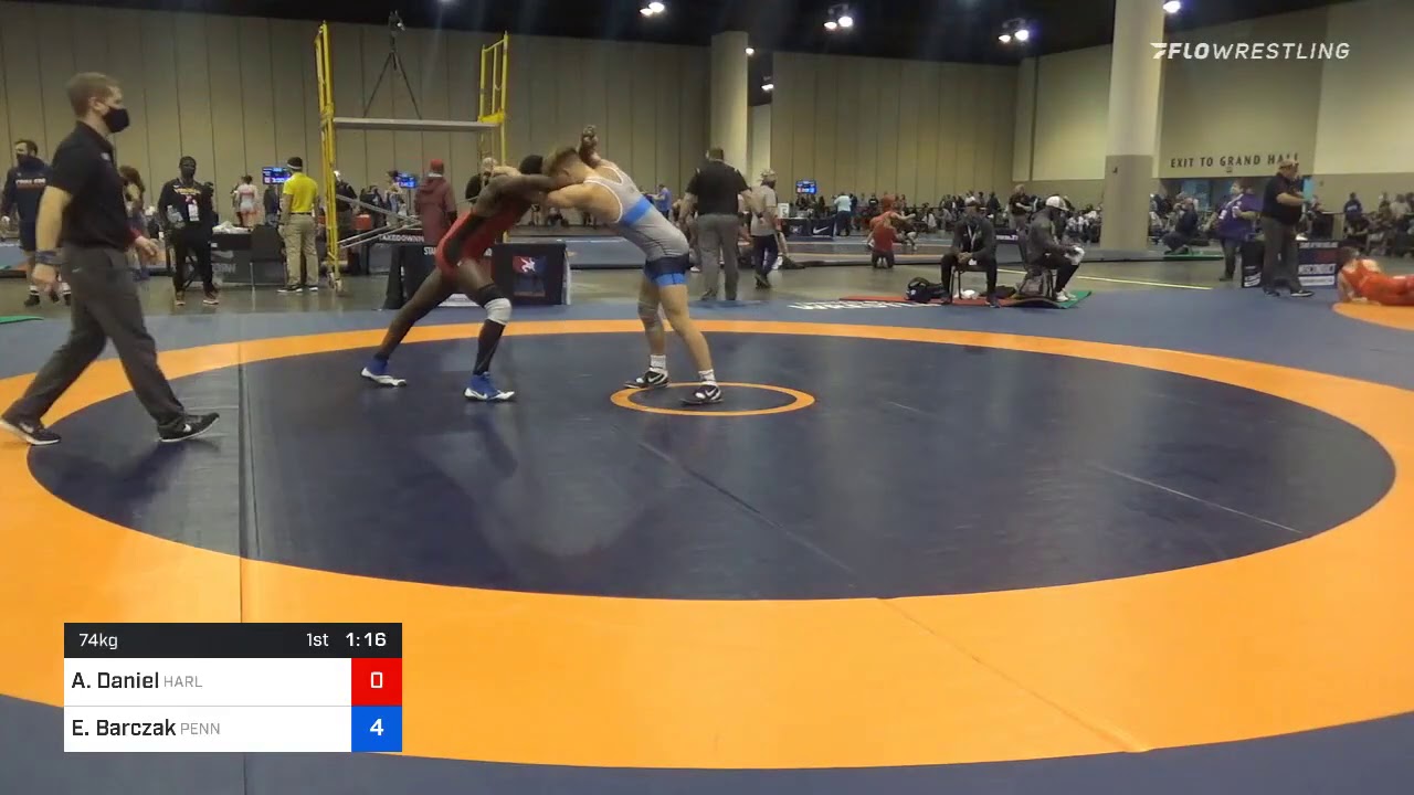 74 Kg Prelims Alfred Daniel Harlem Jets Wrestling Vs Evan Barczak ...