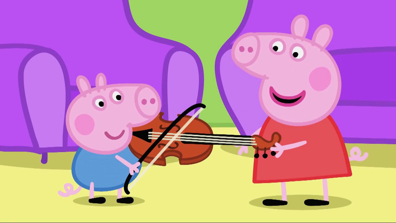 Peppa Pig English Episodes | Playing musical instruments #PeppaPig2016 ...