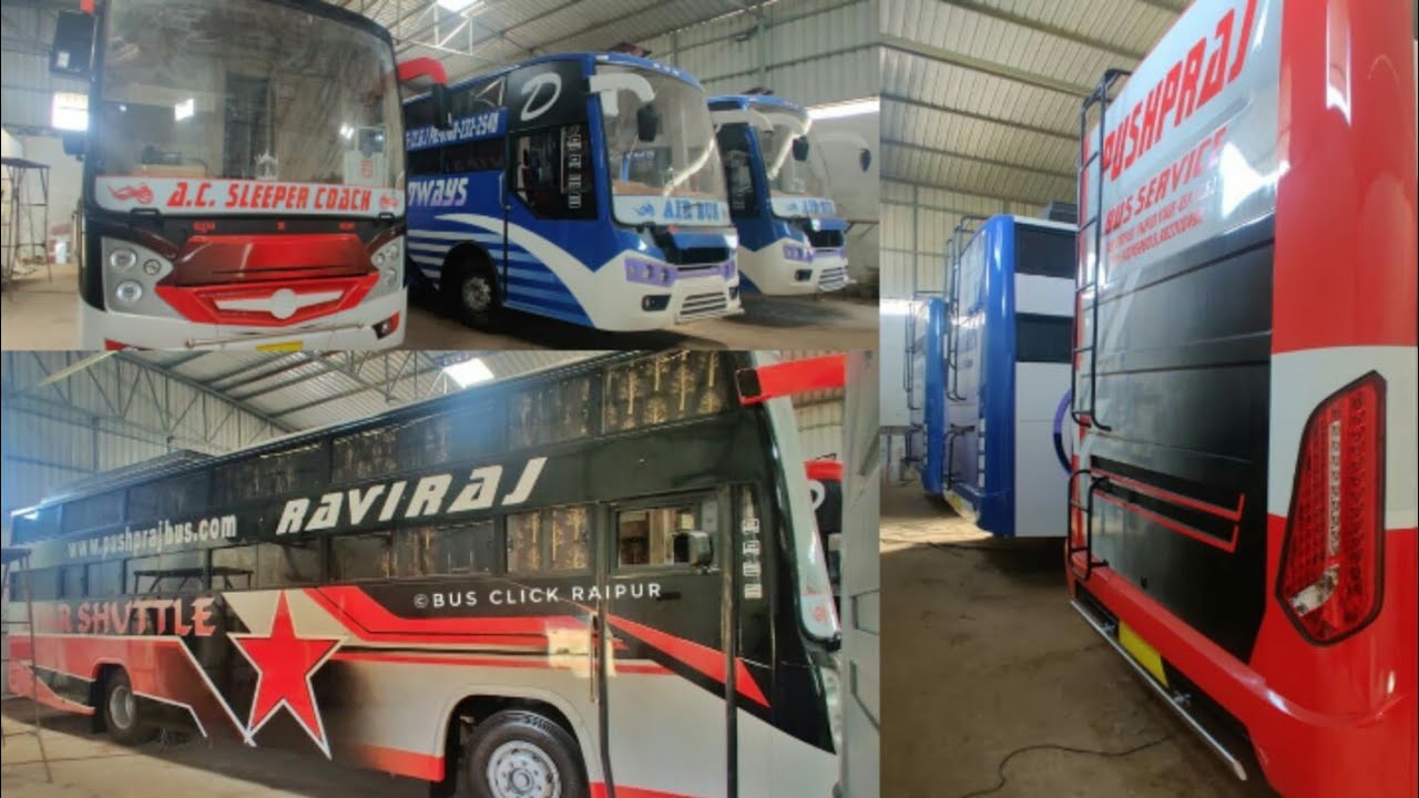 Bus Body Making In India | बसों की शानदार खूबसूरत बॉडी कैसे बनाई जाती ...
