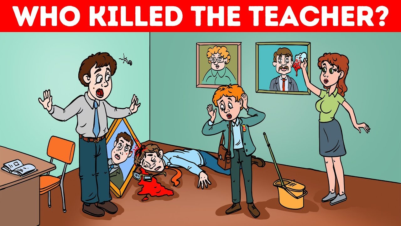 WHO DID IT? 🧐 YOU'LL EASILY SOLVE THESE 9 CRIME RIDDLES IF YOUR IQ IS ...