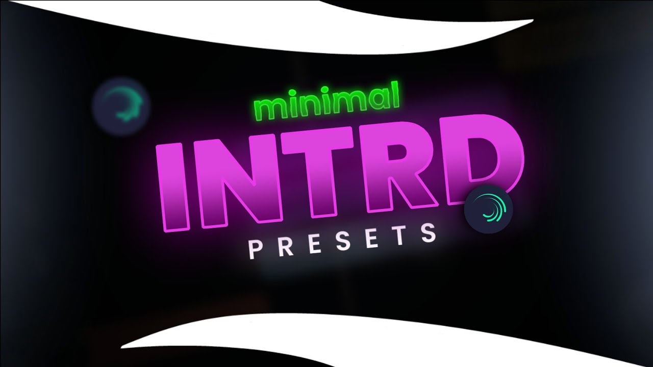 Top 5 Minimal Intro Template Alight Motion | Alight Motion Tutorial ️ - YouTube