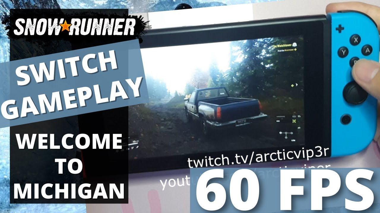 SnowRunner Nintendo Switch Gameplay - 60FPS - YouTube