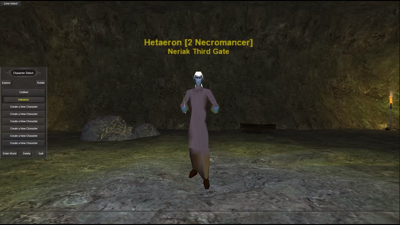 Everquest Classic: Dark Elf Necromancer. SSF on Project Quarm E2 - YouTube