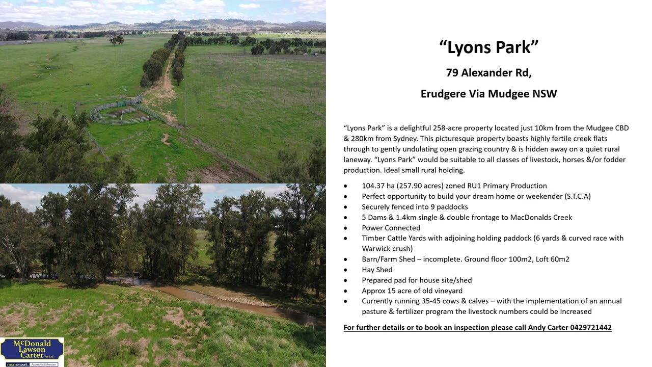 Lyons Park - YouTube