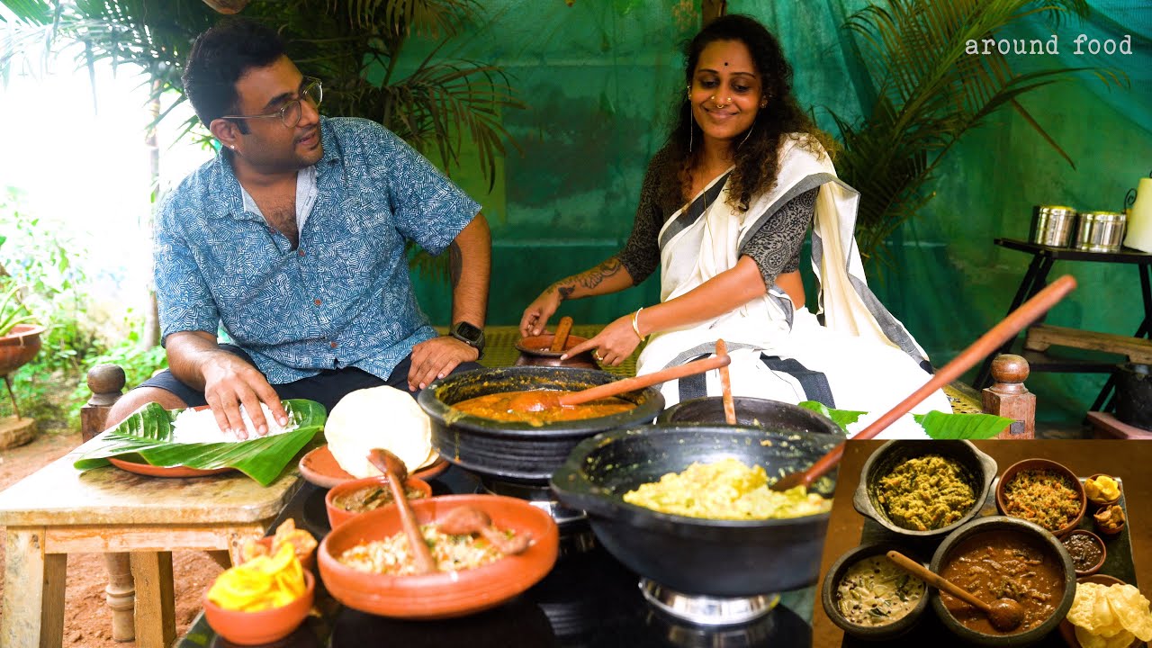 Onam Special Mini Sadya | Easy Onam Sadya Recipes | Eight Dish Sadya ...