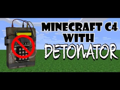 HOW TO MAKE C4 Bomb With Detonator | No mod No addon | Leid's Creation ...