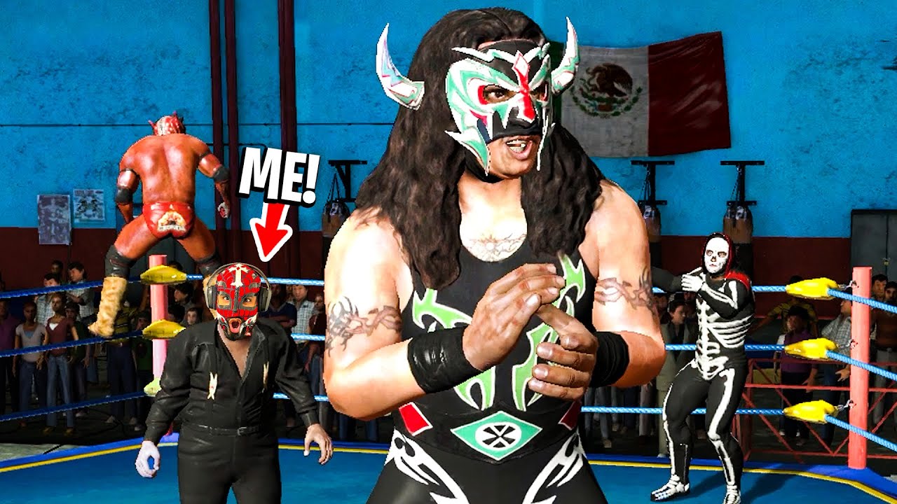 FIRST TIME Playing the Lucha Libre AAA Game! - YouTube