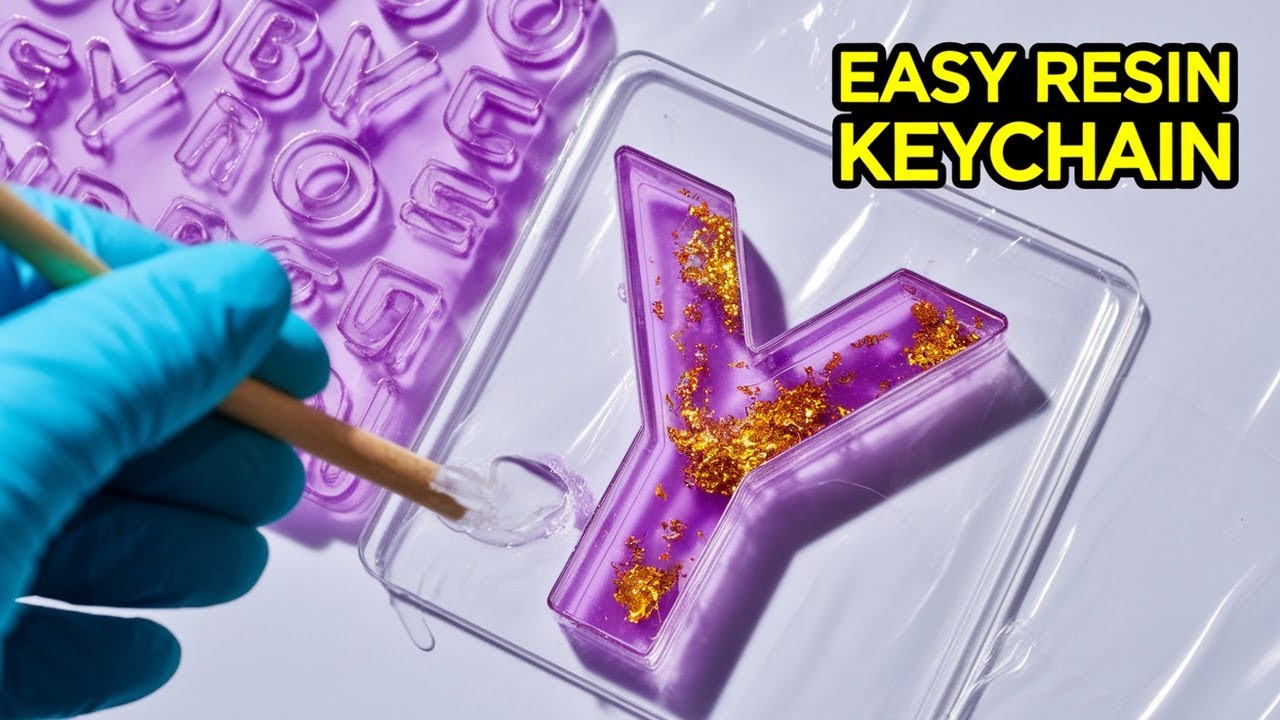 Master Resin Keychain Tutorial: Easy DIY Guide for Beginners - YouTube