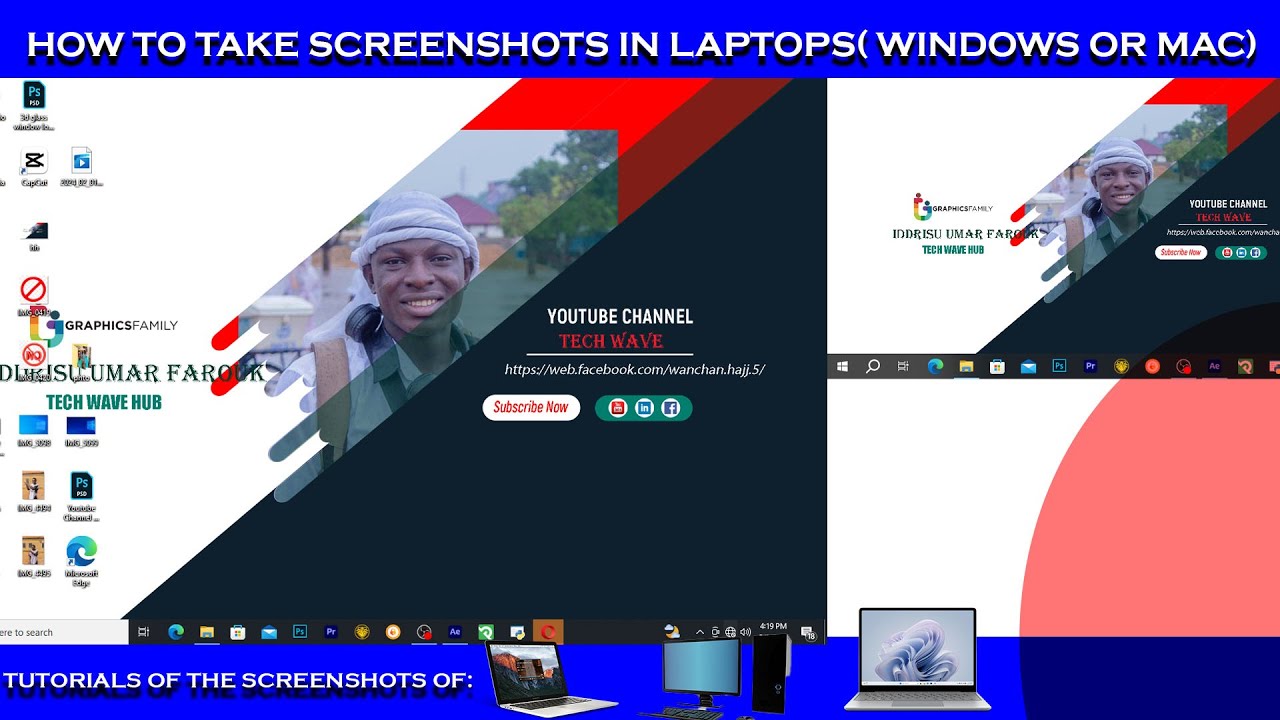 Three Ways Of Taking Screenshots On Laptops & PC's ( Windows, Linux or Mac) - YouTube