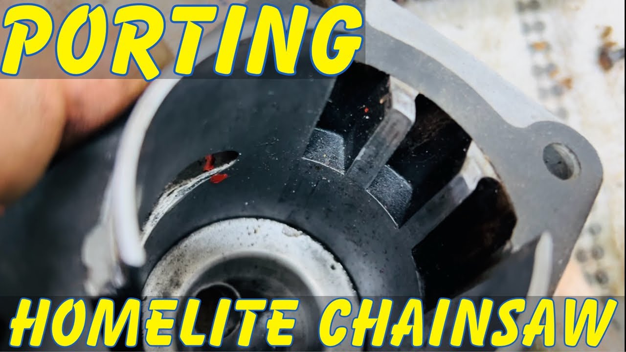 Porting A Big Homelite Chainsaw! Taking A good Look At Our Options ...