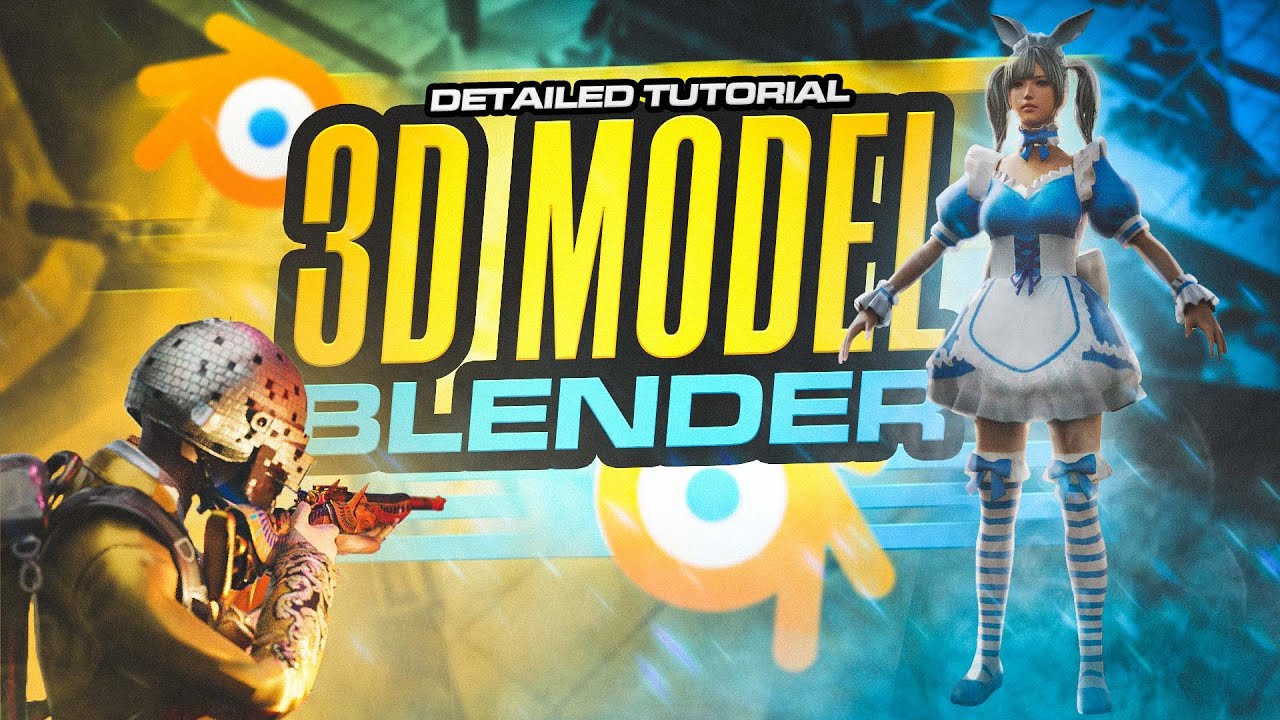 PUBG Mobile 3D Tutorial Fully Detailed+3D Models Pack | Blender | SpY ...