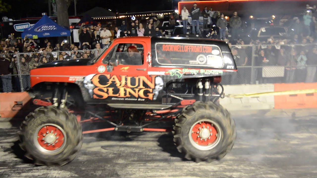Cowboys TGW 2016 Truck pulls! Cajun Sling, Singer Slinger! - YouTube