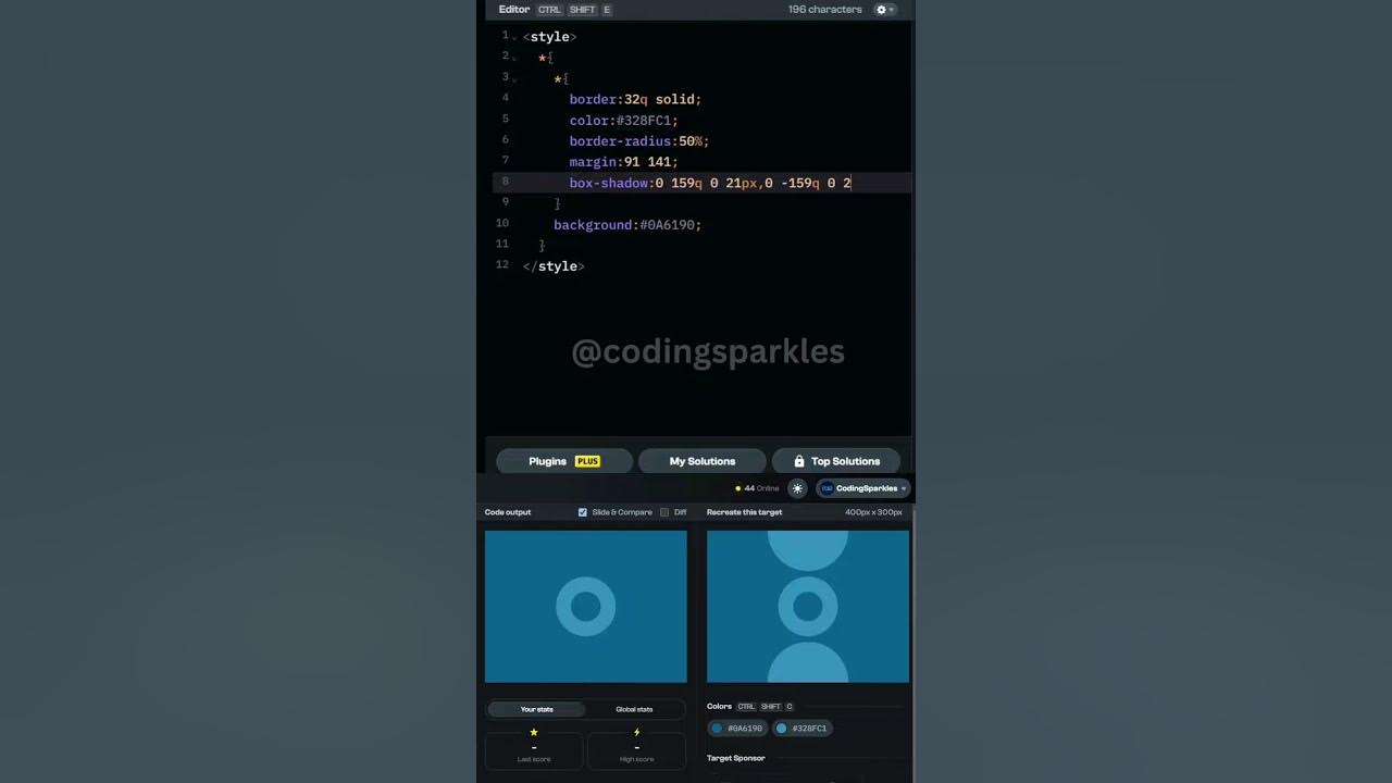 CSS Battle Daily Targets: June 30, 2024 #html #css #coding #shortsfeed - YouTube