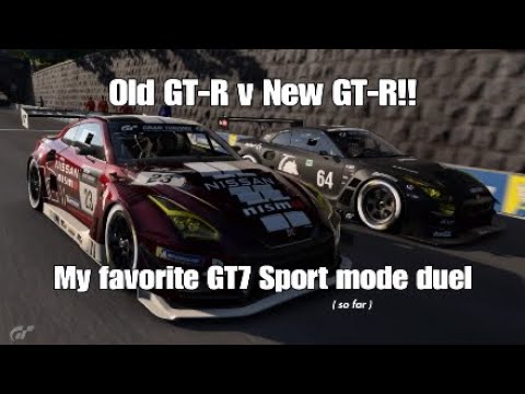 Old GT-R vs New GT-R, Clean duel on Gran Turismo 7 - YouTube