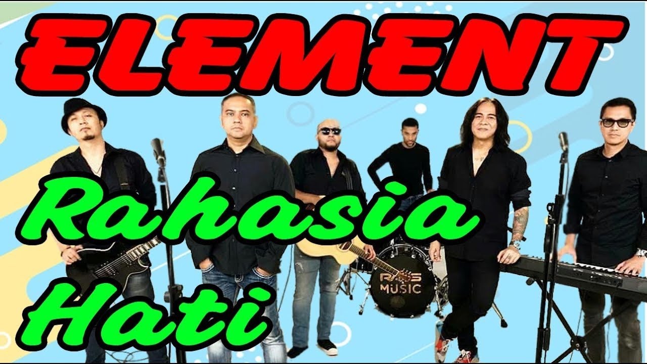 ELEMENT - RAHASIA HATI (Karaoke + Lirik) - YouTube