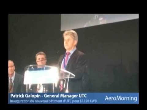 Patrick Galopin General Manager UTC Inauguration - YouTube