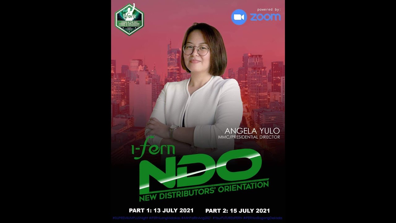 Supreme NDO Training Part 1 by SFVP Angela Yulo July 13 2021 - YouTube