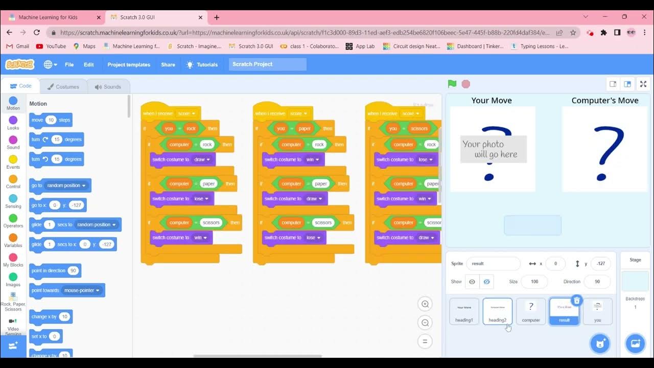 Project #2. Rock Paper Scissors Game, on Machine Learning - YouTube