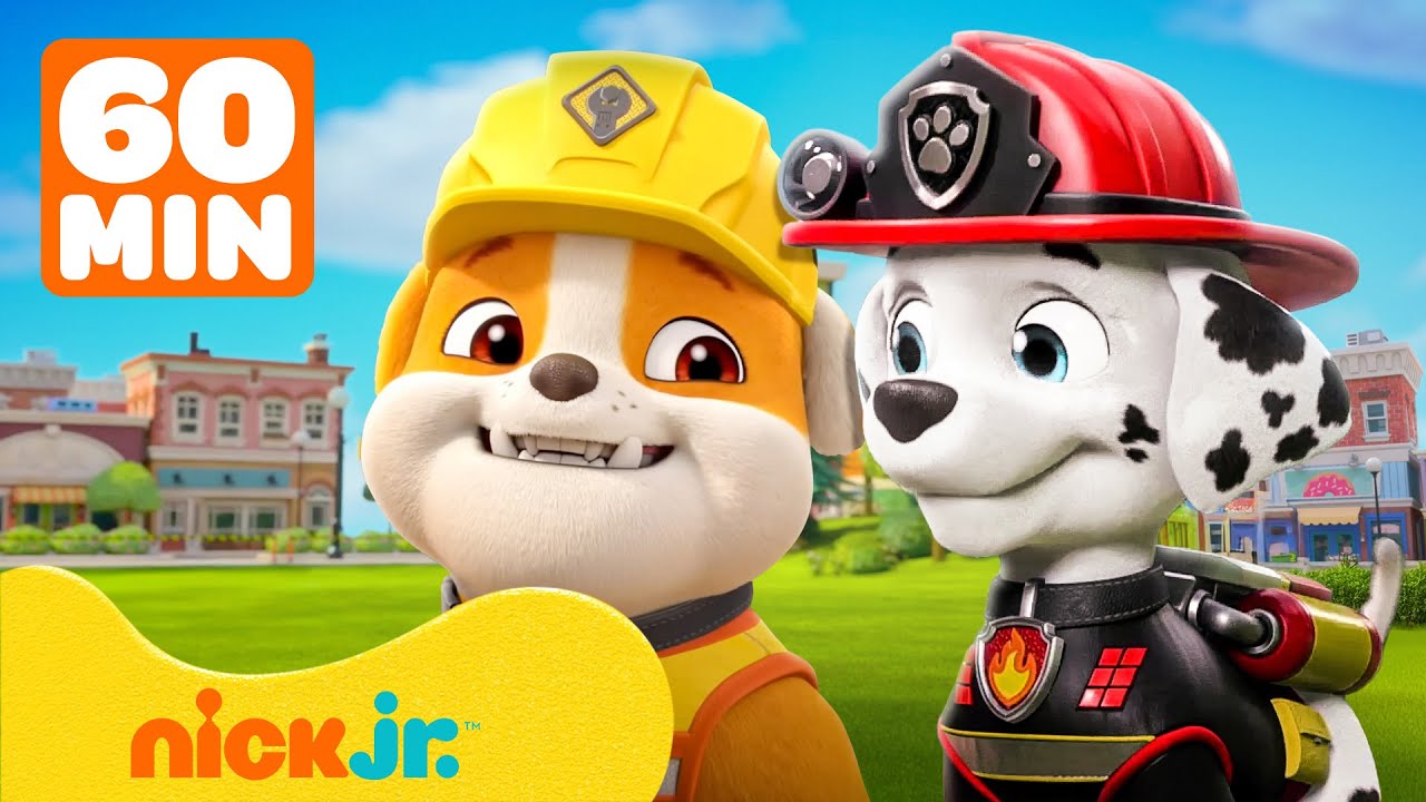 Rubble & Crew | ¡Rescates de fuego con Marshall! Skye, Rocky y Chase ...