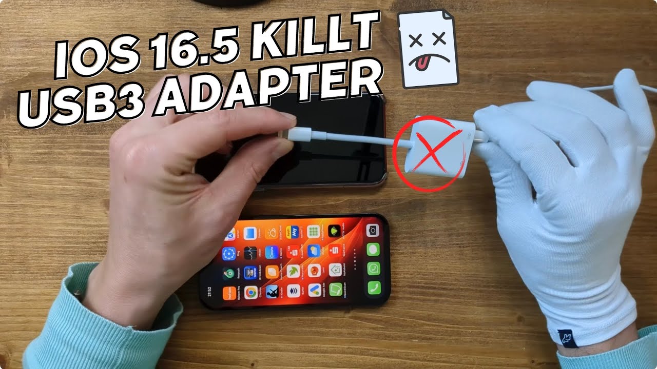 iOS 16.5 Update: USB 3 Adapter funktioniert nicht mehr! - YouTube