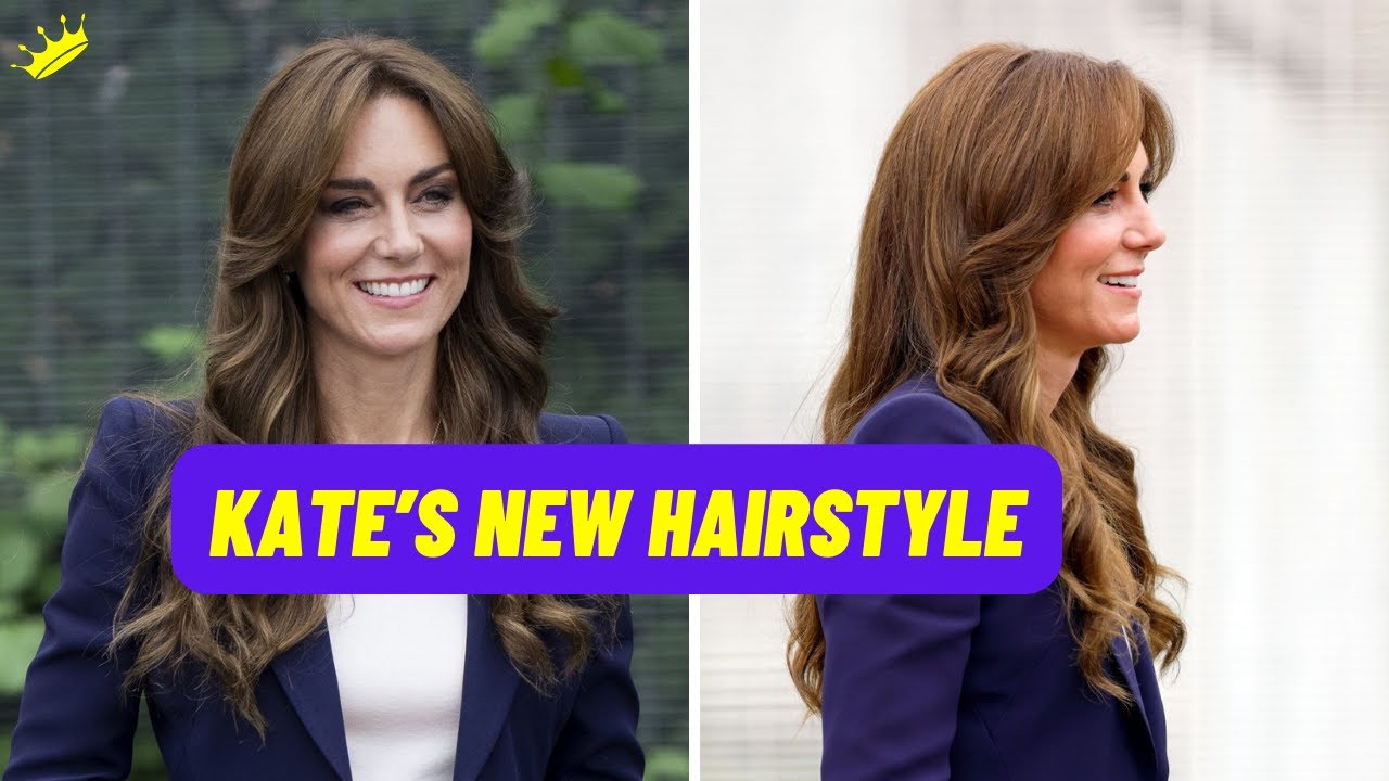 The Princess of Wales Kate Middleton new hairstyle - YouTube