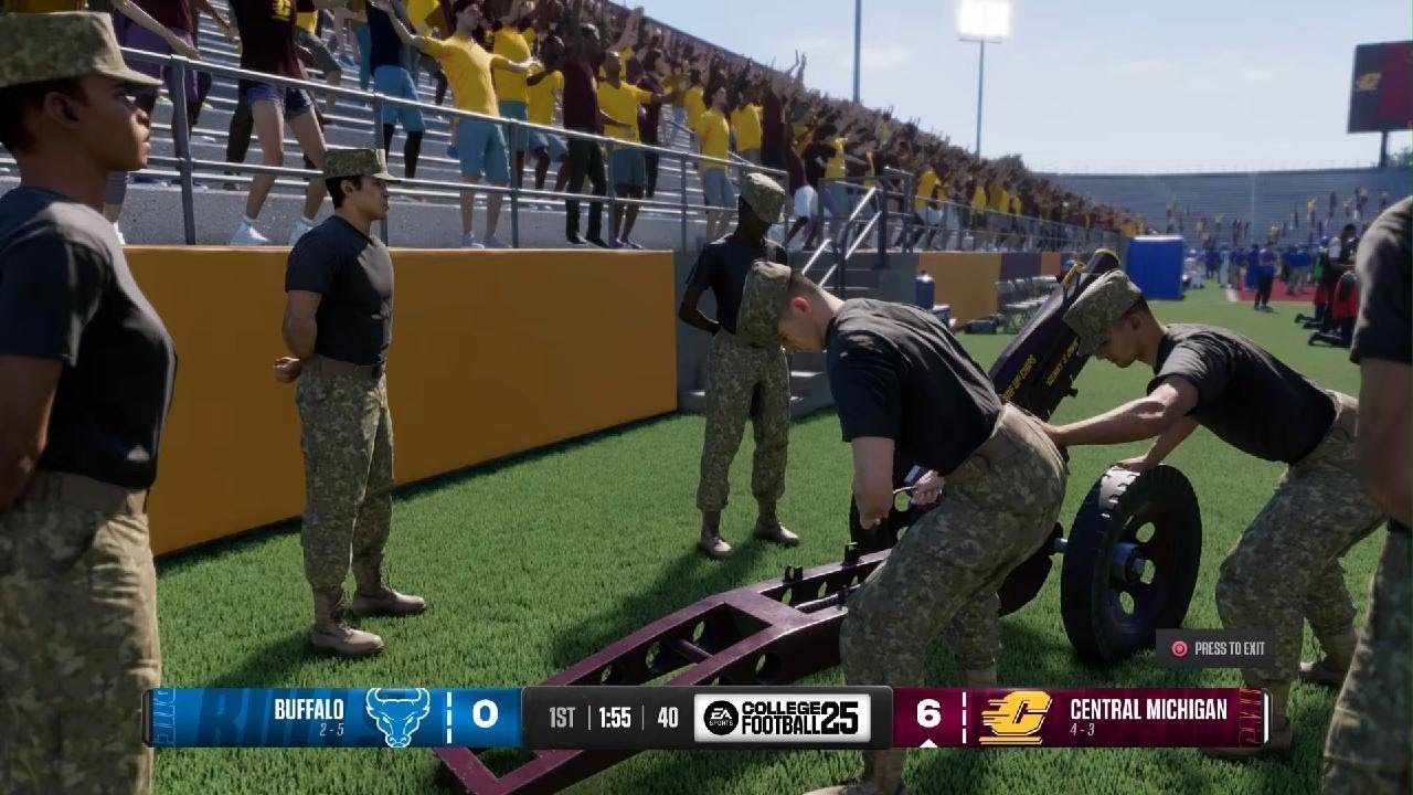 CFB 25 Buffalo V Central Michigan WEEK 9 YEAR 1 - YouTube