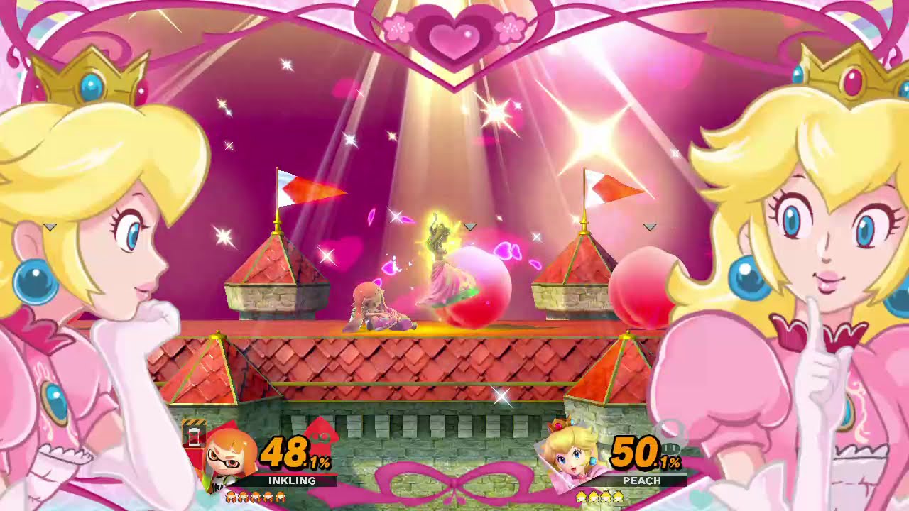 Super Smash Bros. Ultimate (Inkling Girl Vs. Princess Peach) - YouTube